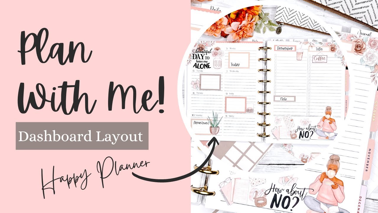 Plan With Me! | Dashboard Layout | September 2022 - YouTube
