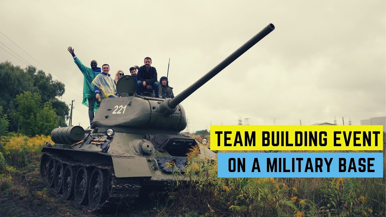 Awesome teambuilding event on a real military base - YouTube