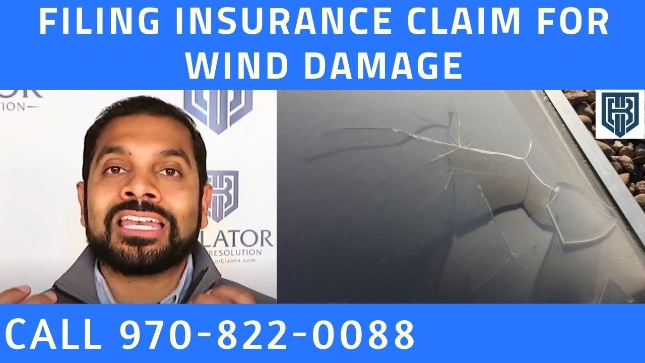 Filing Insurance Claim For Wind Damage Help Loveland CO - YouTube