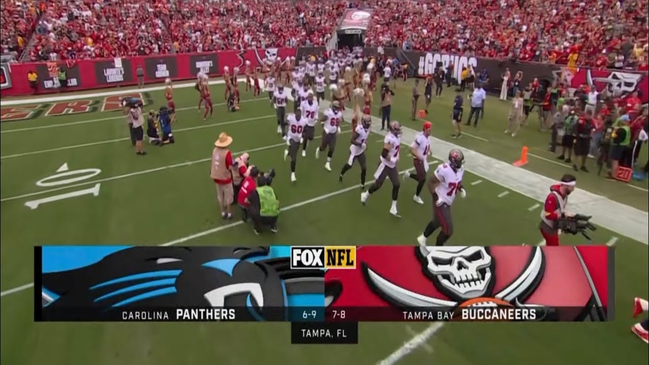 NFL on FOX intro Panthers at Bucs week 17 (2022 throwback) - YouTube