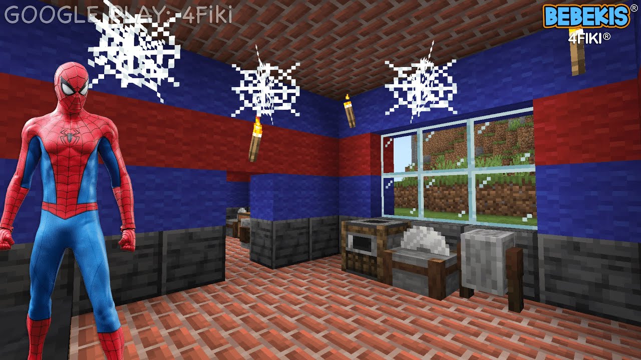 CONSTRUYO LA CASA DE SPIDERMAN | MINECRAFT CONSTRUYENDO CASAS BASES ...