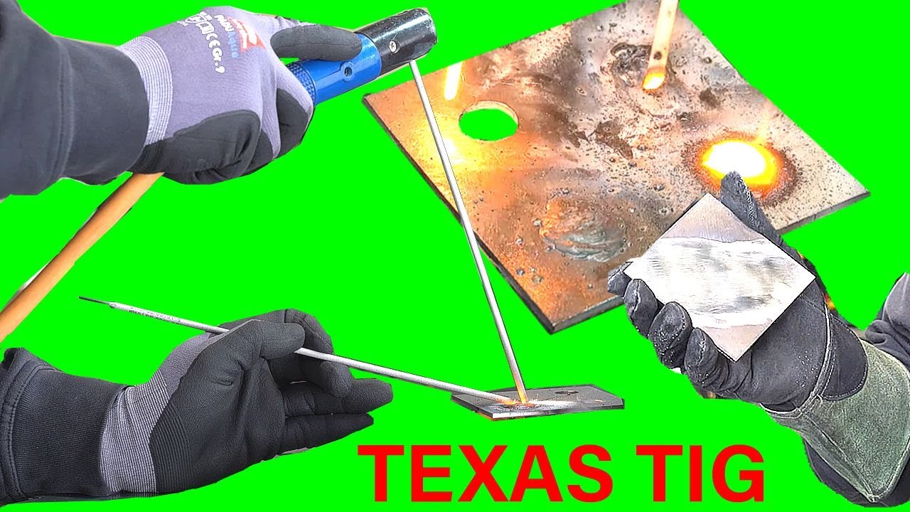 Mit 2 Elektroden große Löcher zuschweißen? | Texas TIG Welding - YouTube