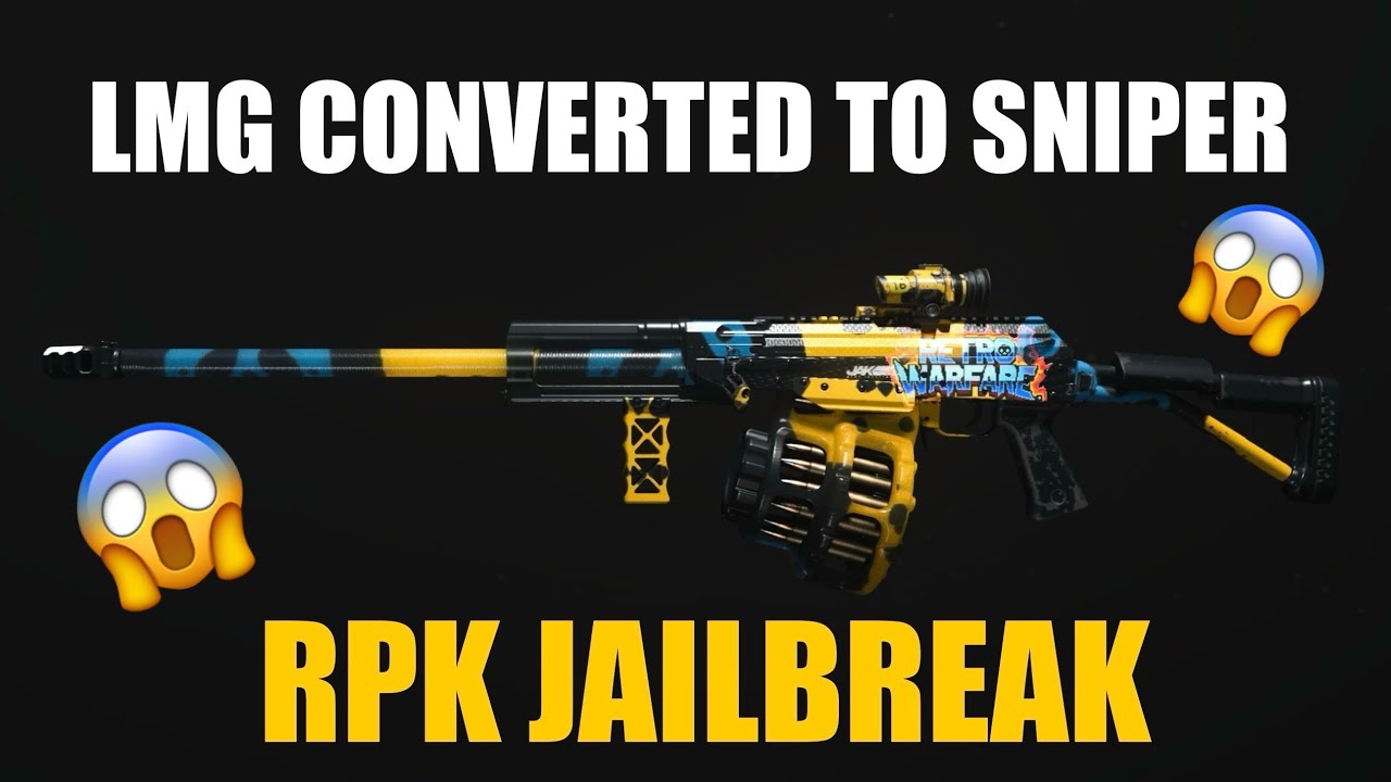 HOW TO TURN THE LMG RPK INTO A ONE SHOT KILL SNIPER RIFLE | Call Of ...