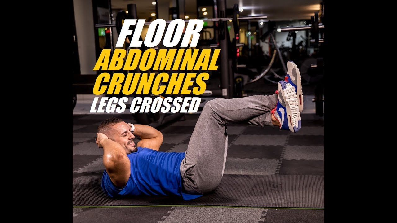 Abdominal Crunches - Legs Crossed (Abdominals & Core) - YouTube