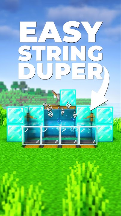 Easy String Duper in Minecraft! #minecraft #shorts - YouTube
