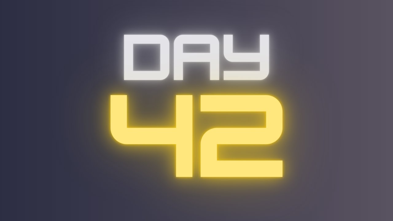 Coding Day 42/100 - YouTube
