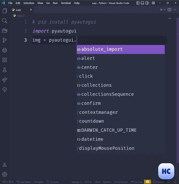 Take screenshot with python - YouTube