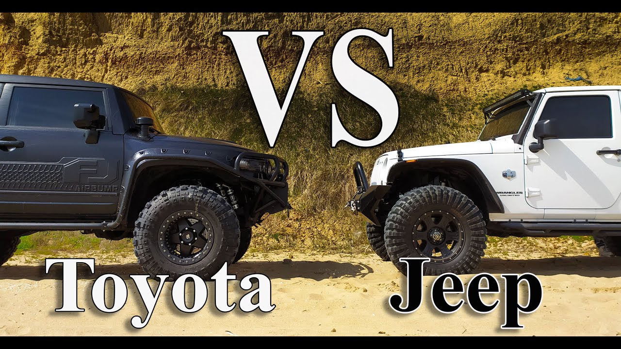 Jeep vs Toyota, Interco TSL SX2 vs Maxxis Trepador, off road. - YouTube