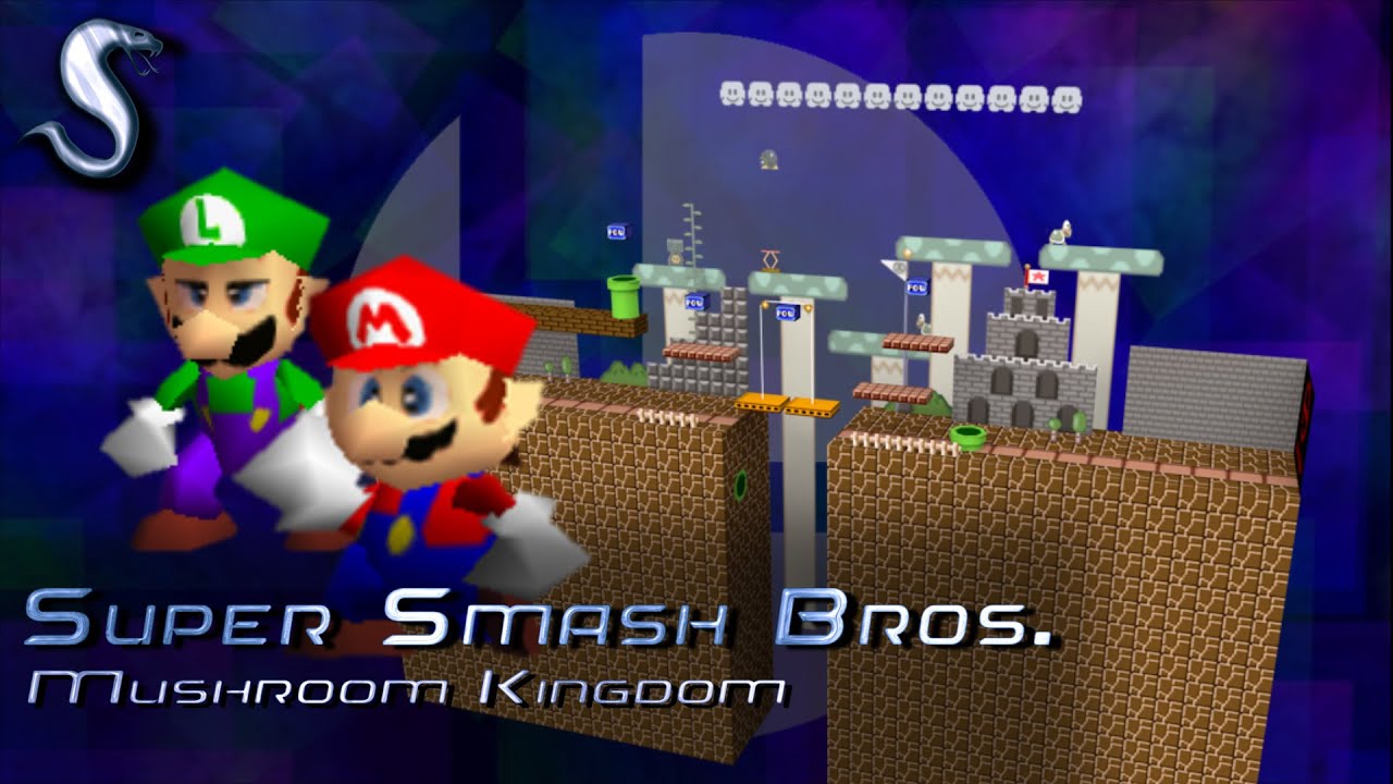 Super Smash Bros 64 HD Textures - VS. Mode: Mushroom Kingdom - YouTube