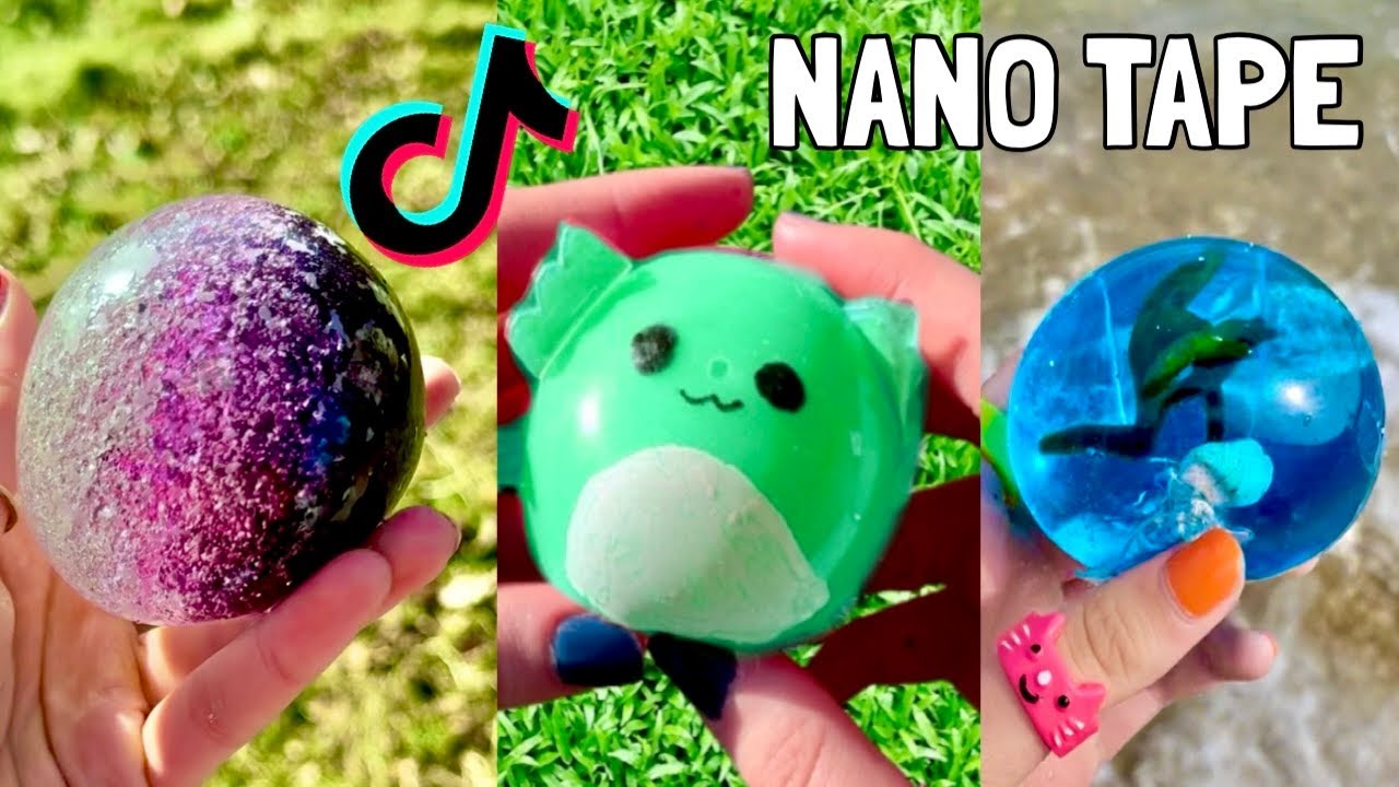 DIY NANO TAPE BUBBLE & NANO TAPE IDEAS with ORBEEZ! 😱🫧 How to Make a ...