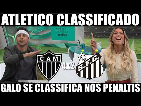 🖤CICINHO E RENATA FAN DEBATEM ATLÉTICO-MG 4 X 2 SANTOS NOS PÊNALTIS PELA SUL-AMERICANA 2026!