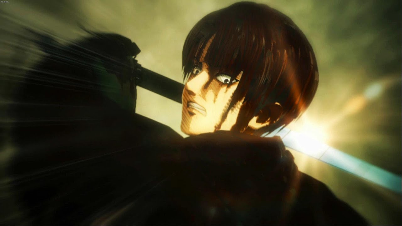 Levi Vs Beast Titan // 兵长砍猴 但是是游戏// [Attack On Titan 2 Final Battle ...