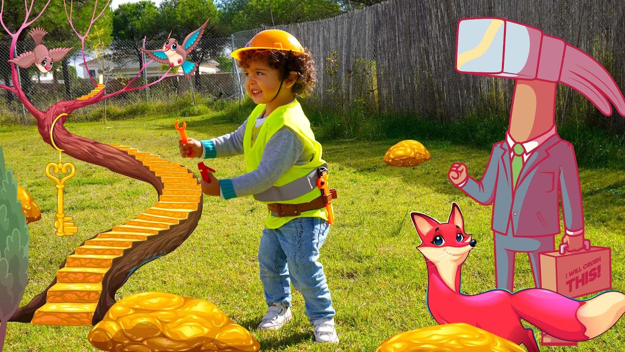 Samuel construye una escalera 🔨 - YouTube