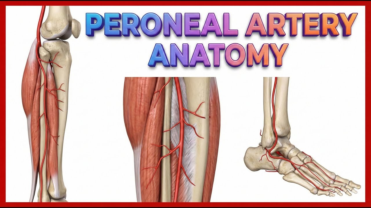 Peroneal Artery Anatomy Animation: Course and Distribution / USMLE - YouTube