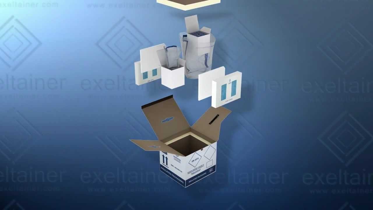 BIOMEDICAL PACKAGING UN3373 - Cold Chain Packaging | Exeltainer - YouTube