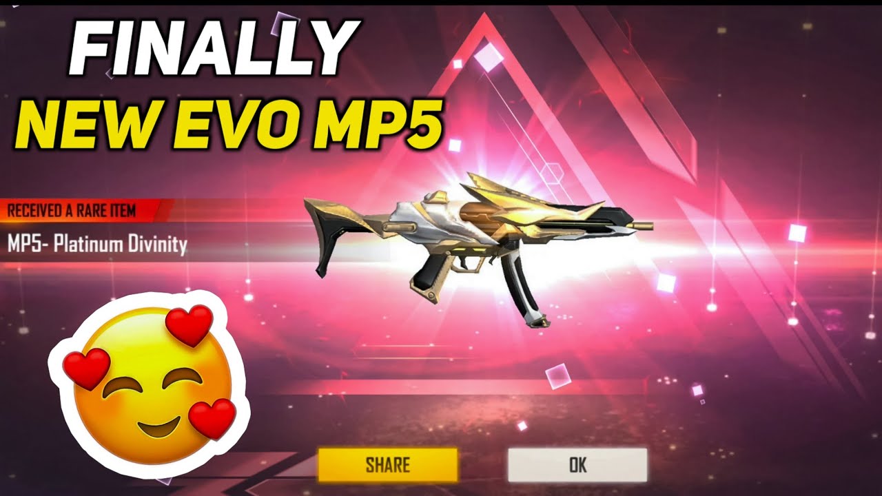 FINALLY I GOT EVO MP5 | NEW EVO GUN FREE FIRE | HINDI | - YouTube