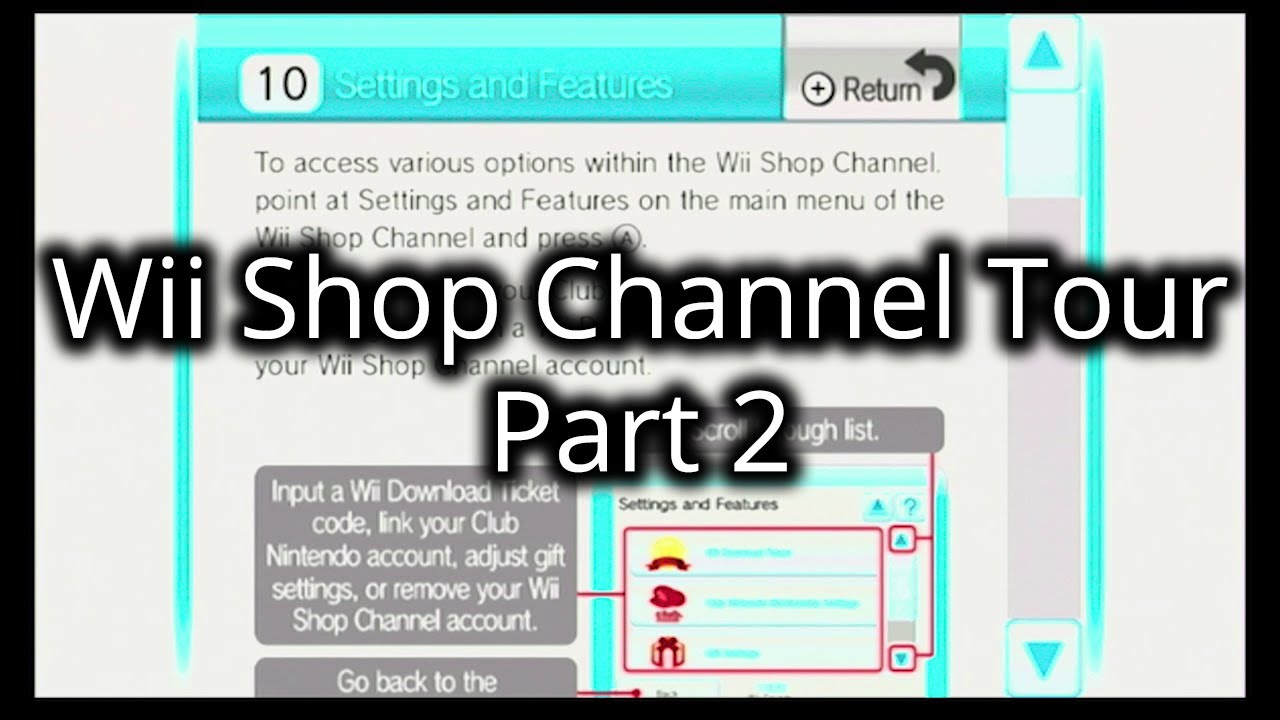Wii Shop Channel Tour 2019 Part 2: Shopping Guide pages 7-12 - YouTube