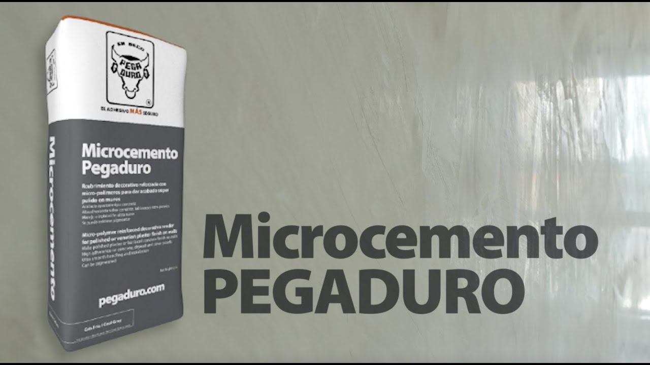 Microcemento Pegaduro - YouTube