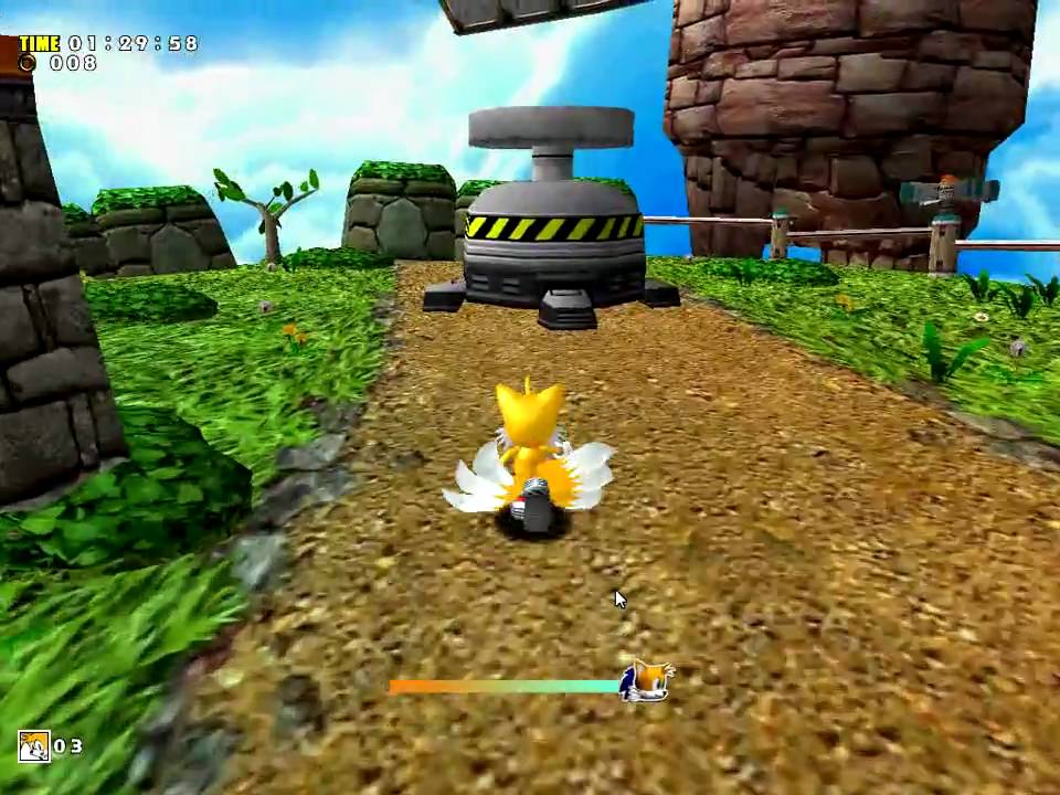 SADX: Tails vs. Super Sonic in Windy Valley - YouTube