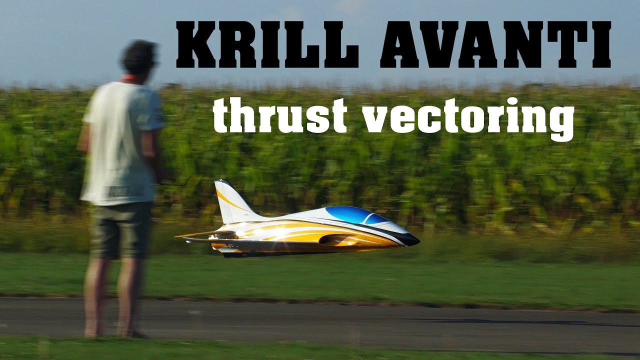 KRILL AIRCRAFT AVANTI | sport jet RC airplane | 4K | thrust vectoring ...