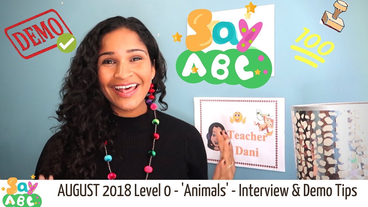 ***AUGUST 2018*** - Say Abc - 'Level 0' - Animals - Updated SayAbc ...
