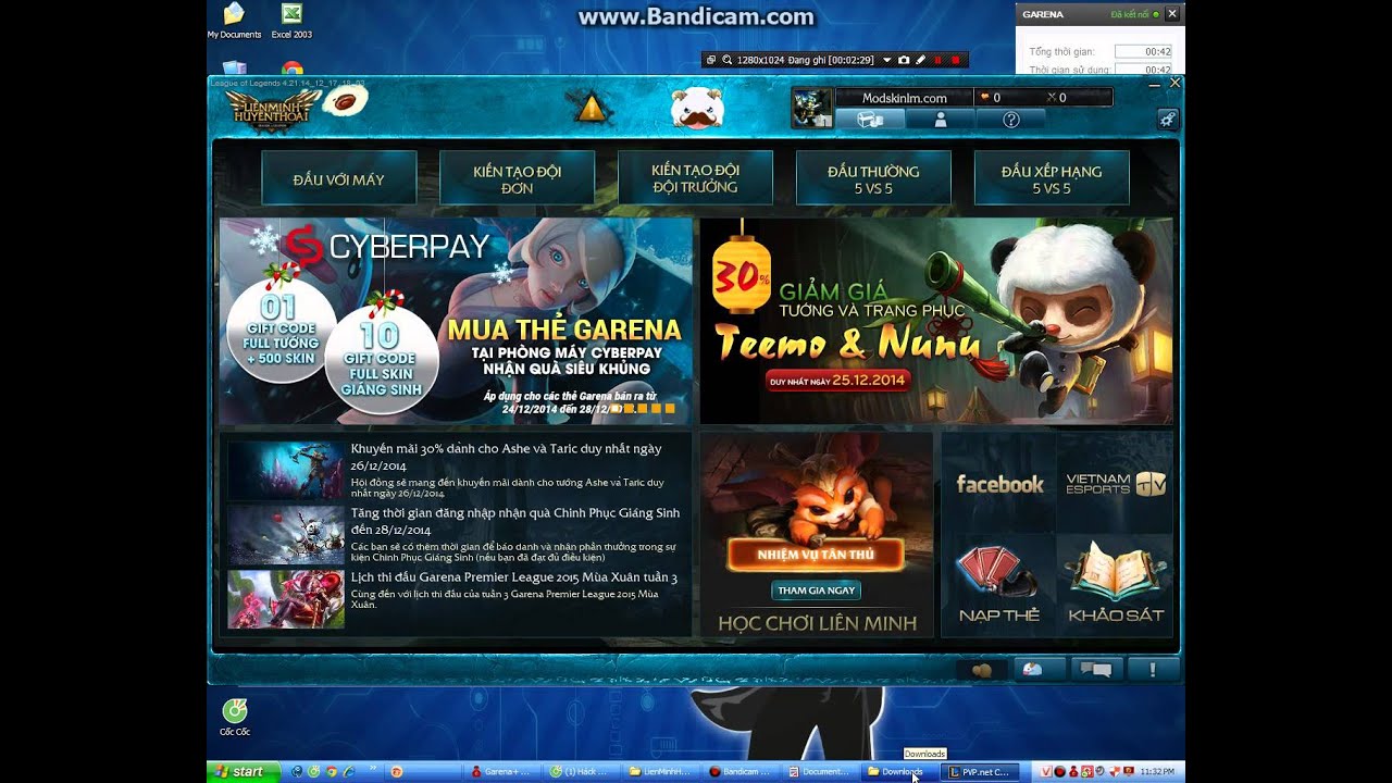 Mod thay đổi giao diện Client lol,Mod skin Ziggs Pokemon,Mod Khung Vien ...