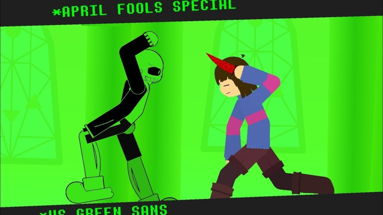 April Fools! Special VS GREEN SANS (Sticknodes) - YouTube