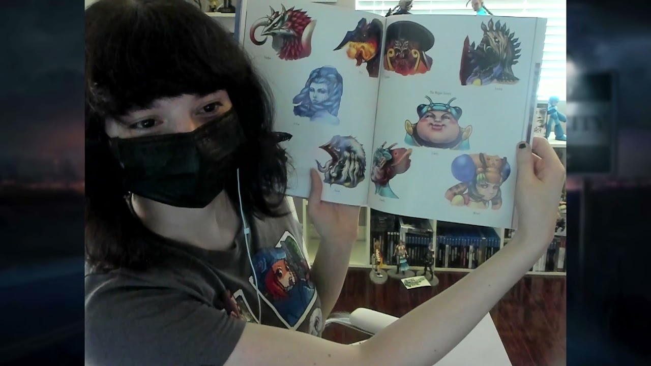 Suzi Shows Of Her Final Fantasy X Art Book #Clip - YouTube