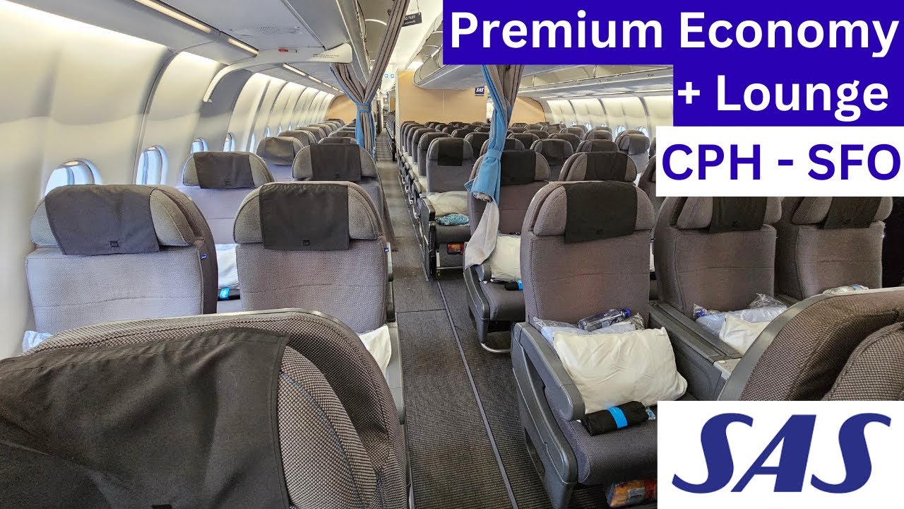 SAS Plus (Premium Economy) TRIP REPORT | A330-300 | Copenhagen to San ...