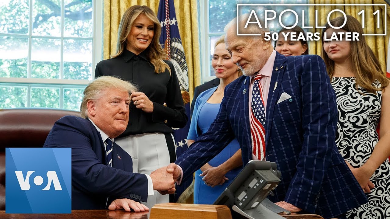 President Trump Marks Apollo 11 Anniversary with Astronauts - YouTube