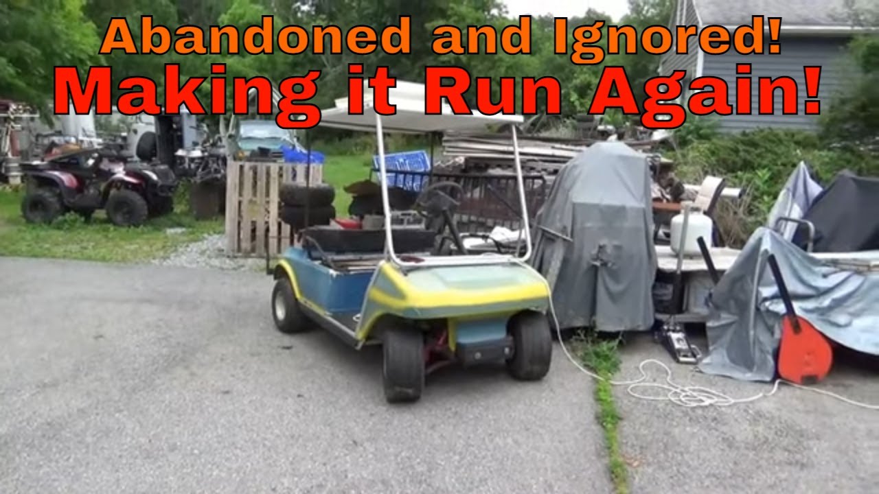 No Start Club Car Golf Cart Repair, Carburetor Clean, Battery Charge ...