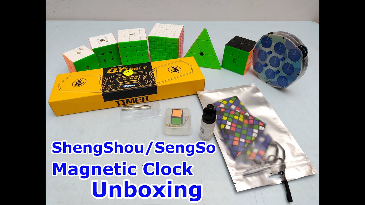 ShengShou/SengSo Magnetic Clock Unboxing | JPearly.com - YouTube