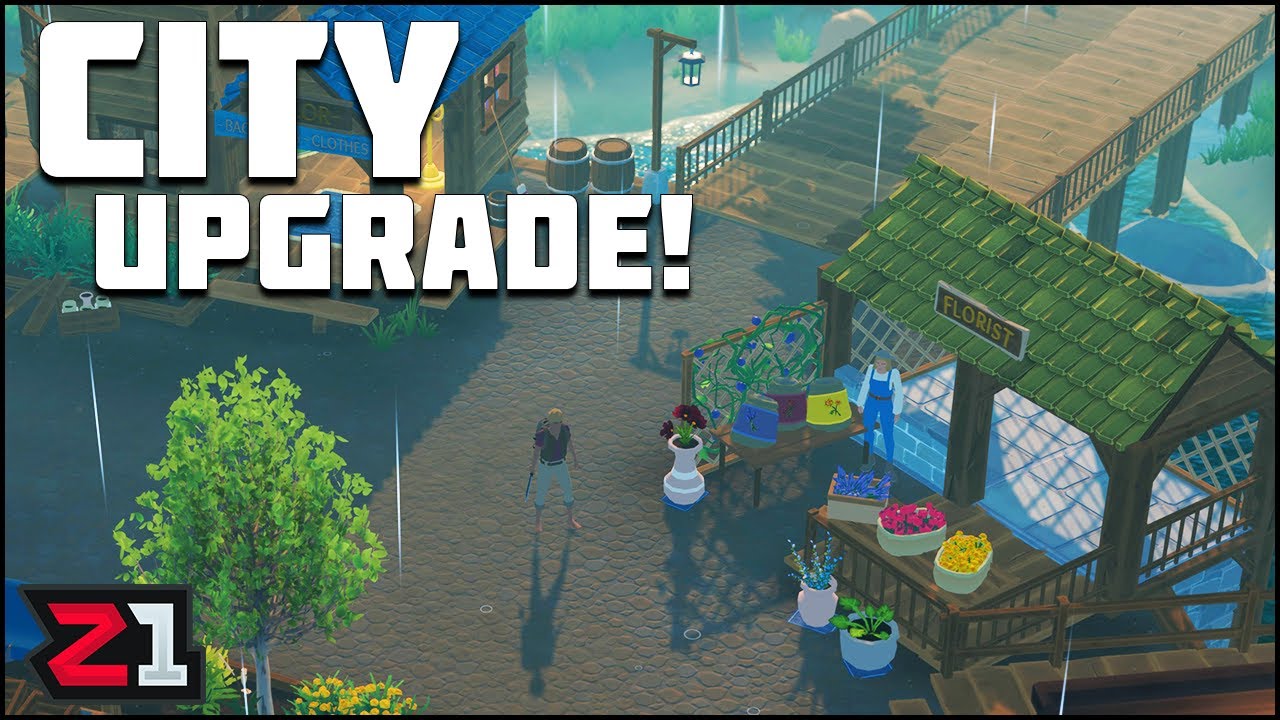 Upgrading The CITY And Building Villager Houses ! Len's Island Update ...
