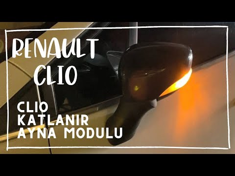 Renault Clio 4 Kilide Duyarlı Ayna Katlama Modül Montajı