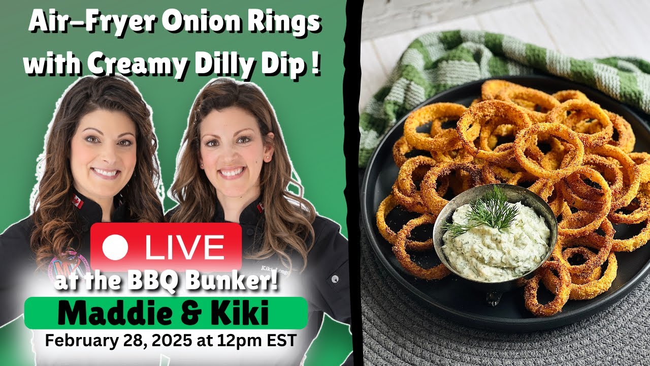 Live cooking show: air fryer onion rings! - YouTube