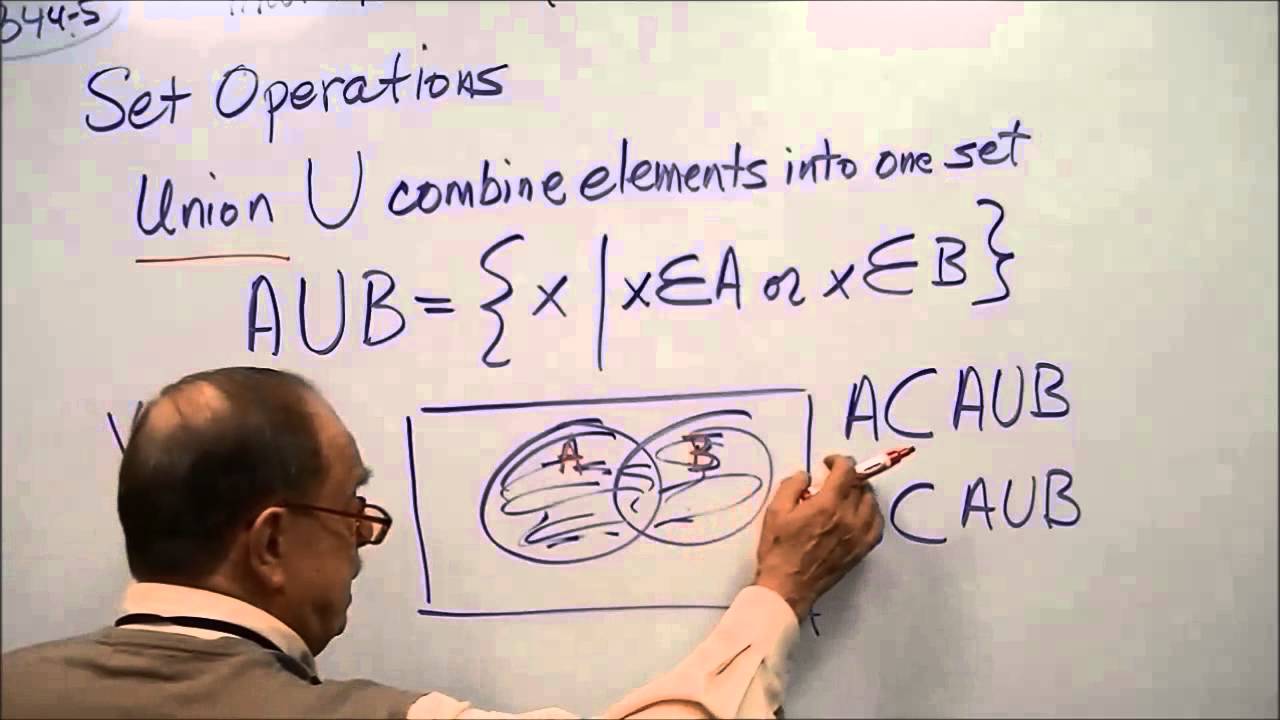 Math 1127 Chap 7.2 Set Properties and Set Notation - YouTube