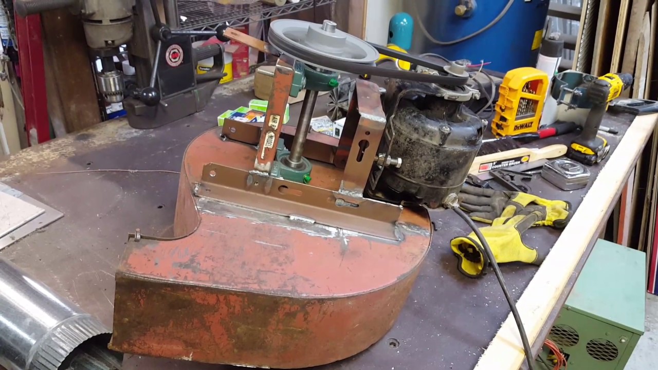 Powered forge vent - YouTube