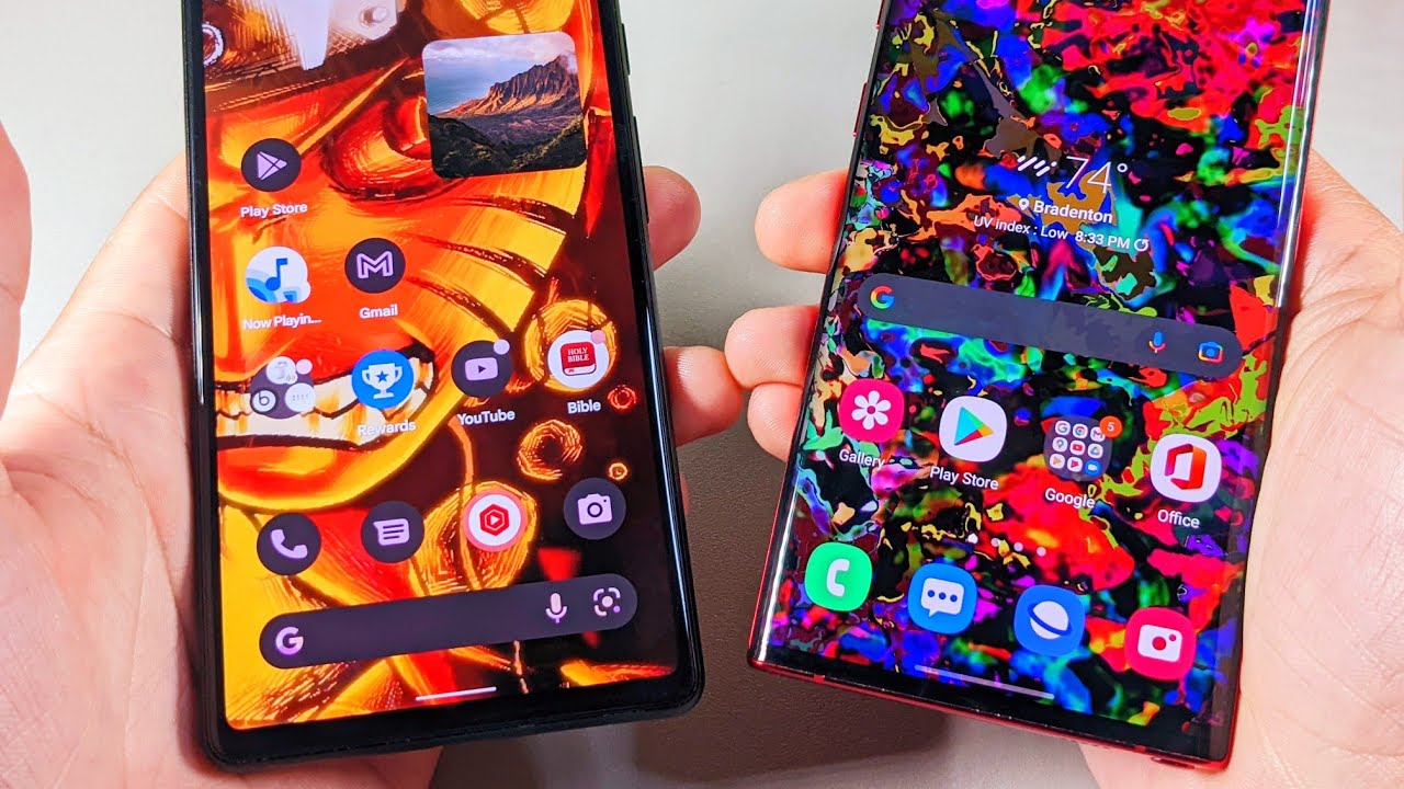 Google Pixel 6 vs Samsung Galaxy Note 10 Battery, Camera, & Gaming ...