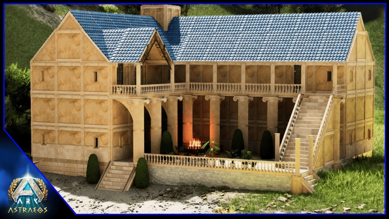 I Built A Greek Inspired House In Our Communal Area! | Ark Astraeos ...