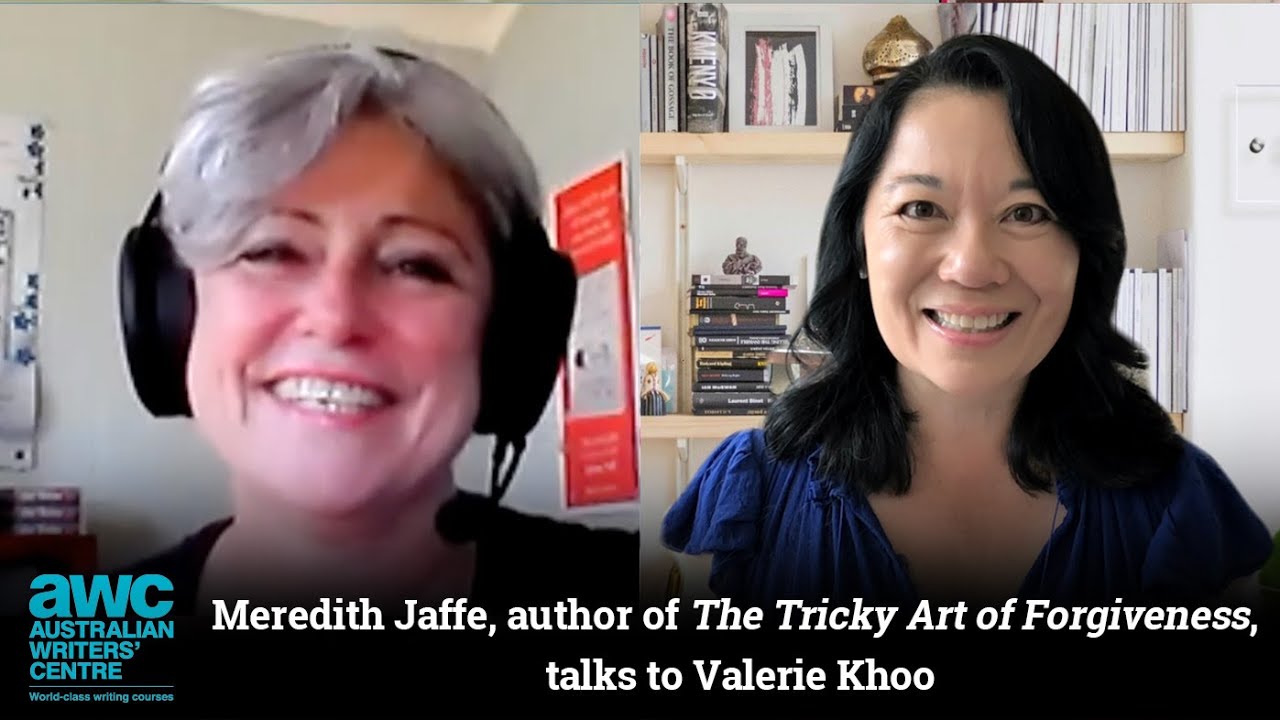 Meredith Jaffe on her book 'The Tricky Art of Forgiveness'. - YouTube