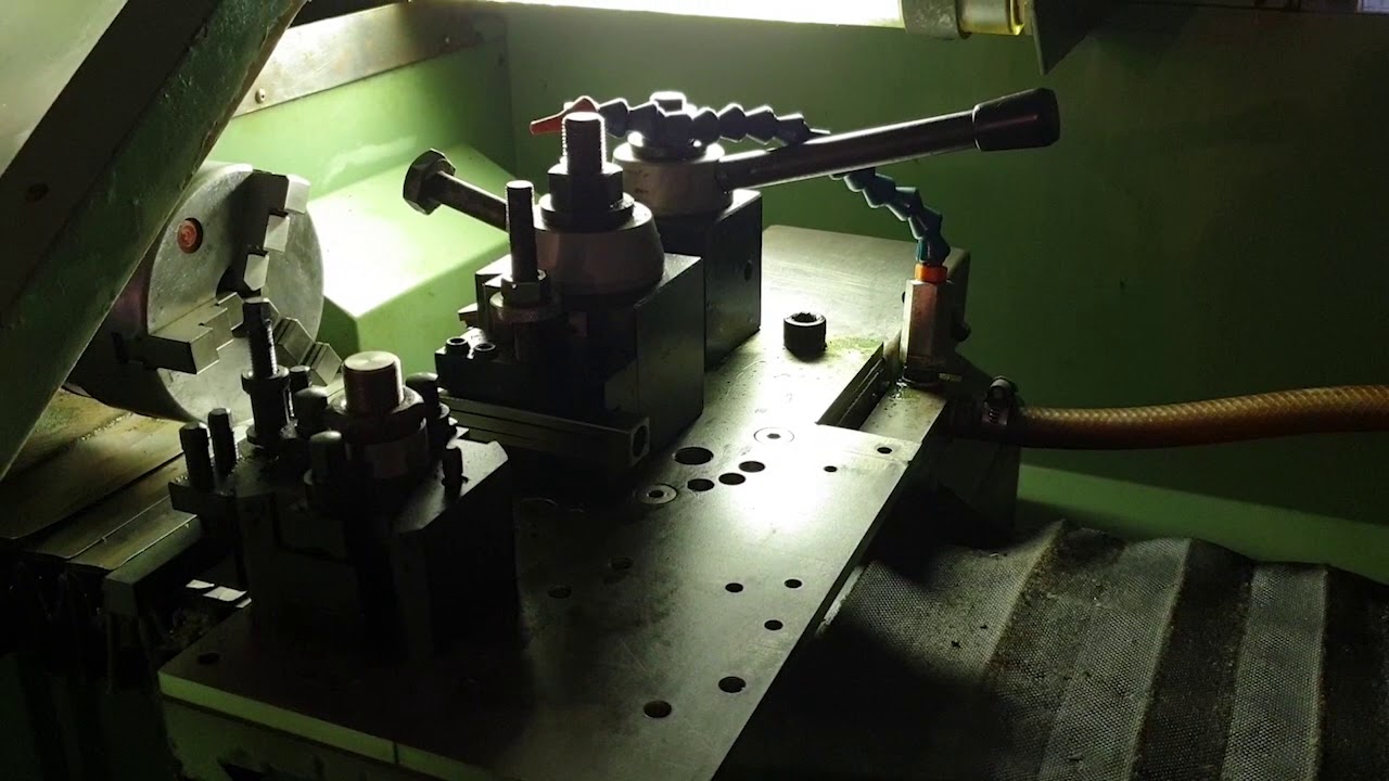 Weiler 120 CNC (1990) Lathe - YouTube