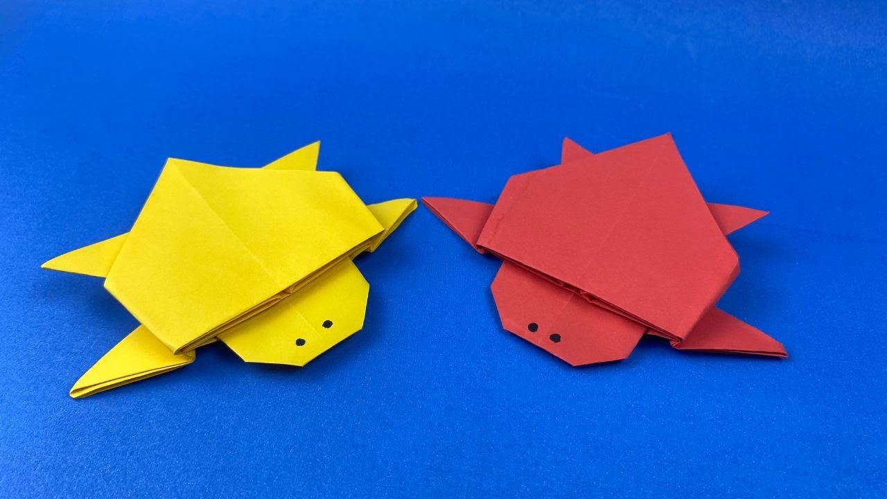 Make Easy Origami Turtle METHOD 1: Folding A Basic Origami Turtle