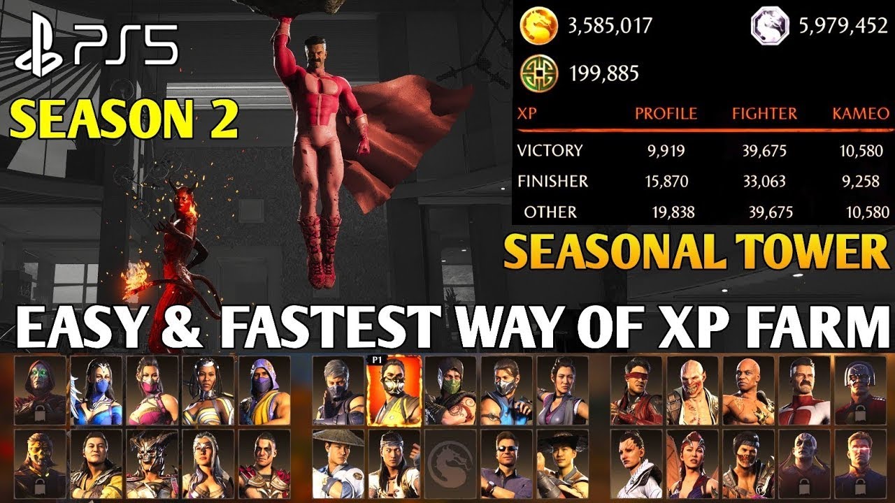 Mortal Kombat 1 Seasonal Tower | MK1 Season 2 Skins | MK1 Omni Man ...