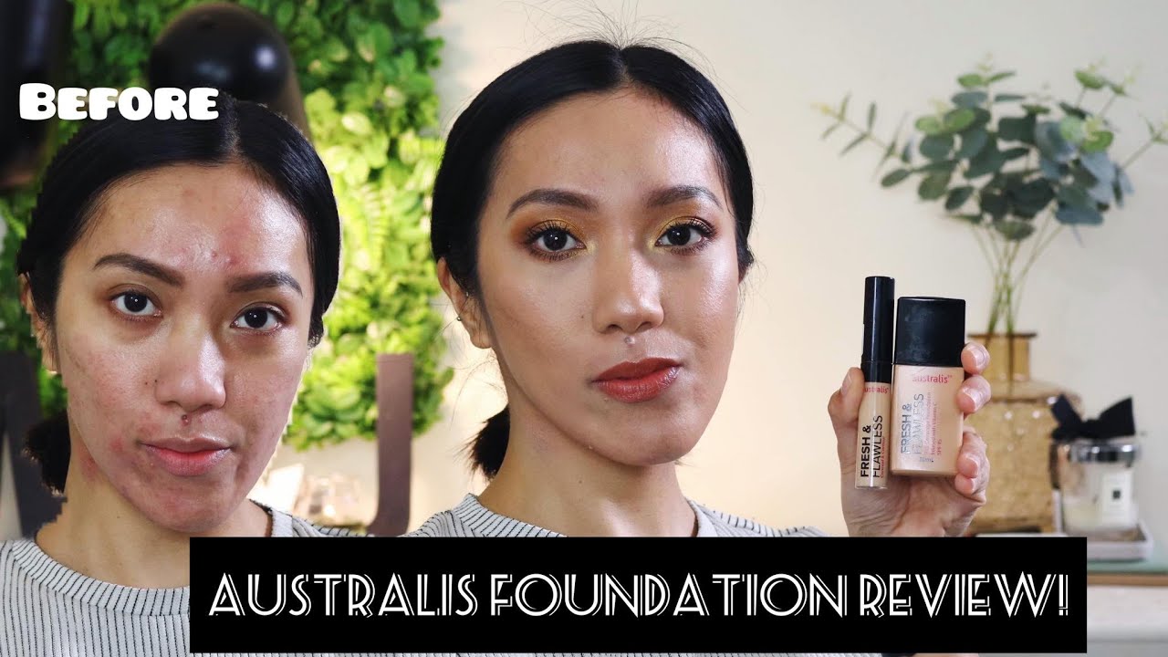 THE FACE | AUSTRALIS FRESH & FLAWLESS FOUNDATION+CONCEALER REVIEW ...