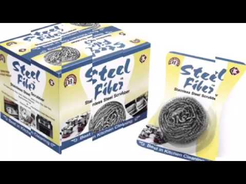 Scrub Pad, Steel Scrubber and Sponge - YouTube