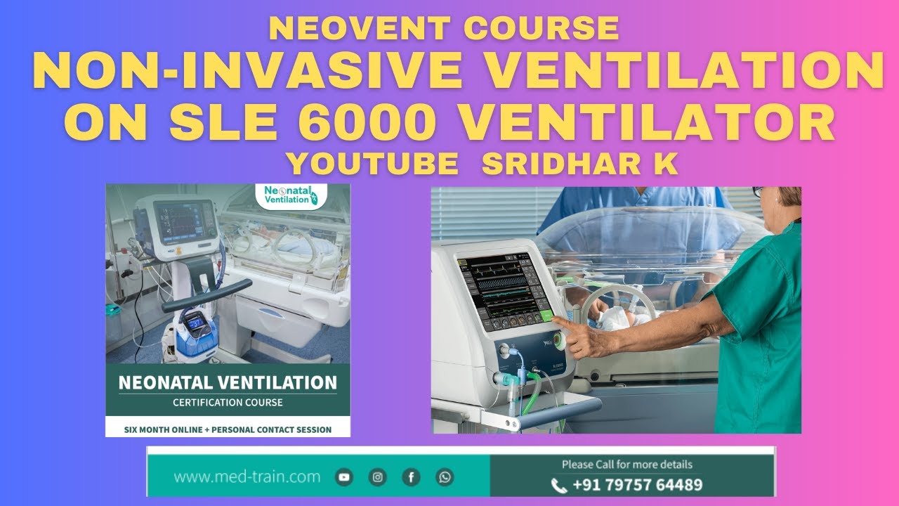 Non-invasive ventilation options on SLE 6000 ventilator /Demo - YouTube