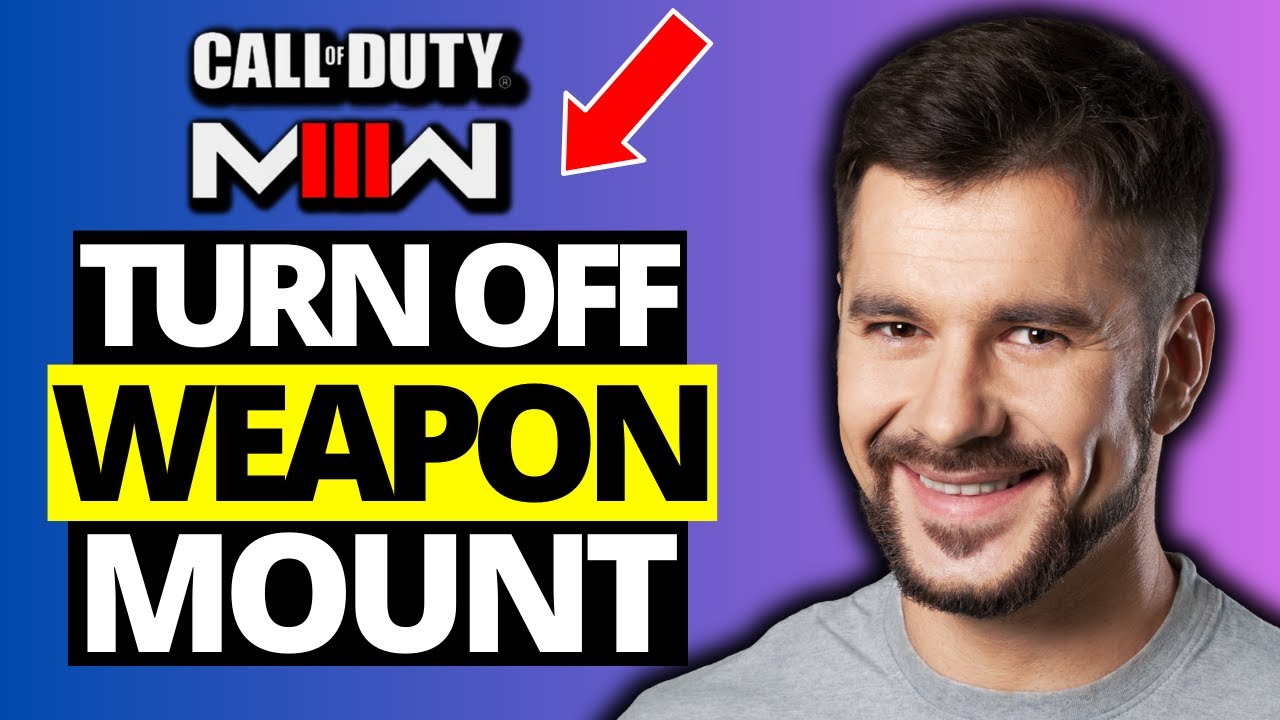 How To Turn OFF Weapon Mount Activation in COD MW3 - YouTube
