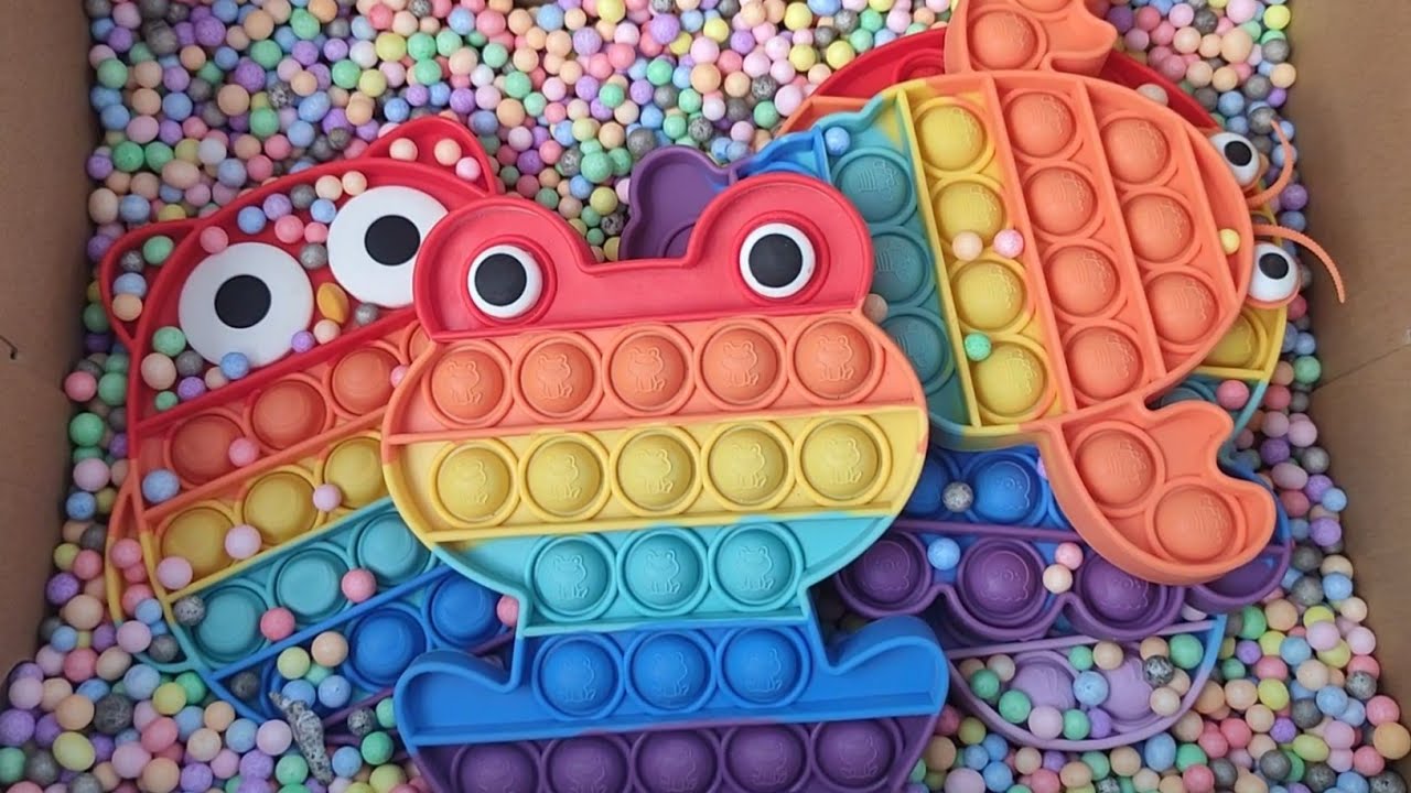 Review pop it,pop it karakter,pop it owl,pop it frog,pop it carrot,pop ...