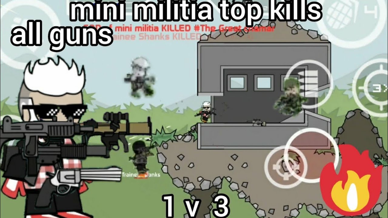 mini militia all guns | mini militia all guns kill | mini militia ...