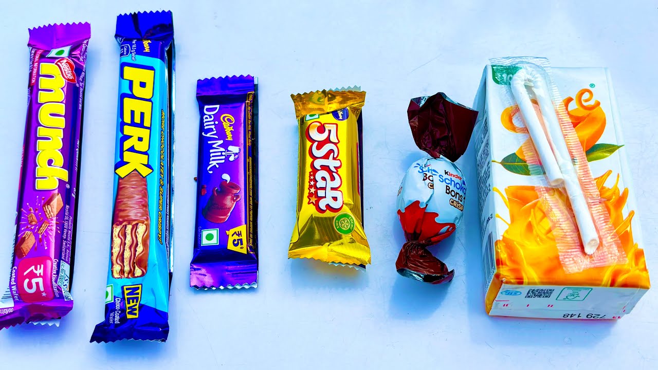 Dairy Milk || Perk || 5Star || Munch || Kinder - YouTube